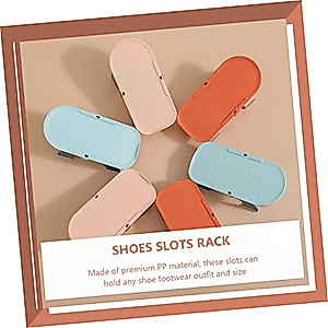 OSALADI 3pcs Shoe Rack Shoe Shelves for Closet Shoe Cubby for Closet Stackable Shoe Storage Stackable Shoe Rack Shoe Stacker Organizer Shoe Slots Space Saver Shoes Rack Home Shoes Holder