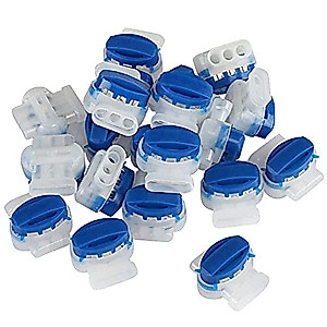 20 Pcs Lawn Mower Cable Connector for Outdoor Garden Electric Lawn Mower Robot Extension Water Lawn Mower Wire Connection
