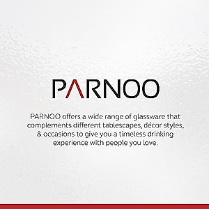 Pint Glasses Set of 6 - 16 oz Drinking Glasses Made for Cold Beverages - 16 oz Mixing Glass & Highball Glasses Set of 6 for Homes, Pubs & More - Freezer & Dishwasher-Friendly Cocktail Glasses, PARNOO