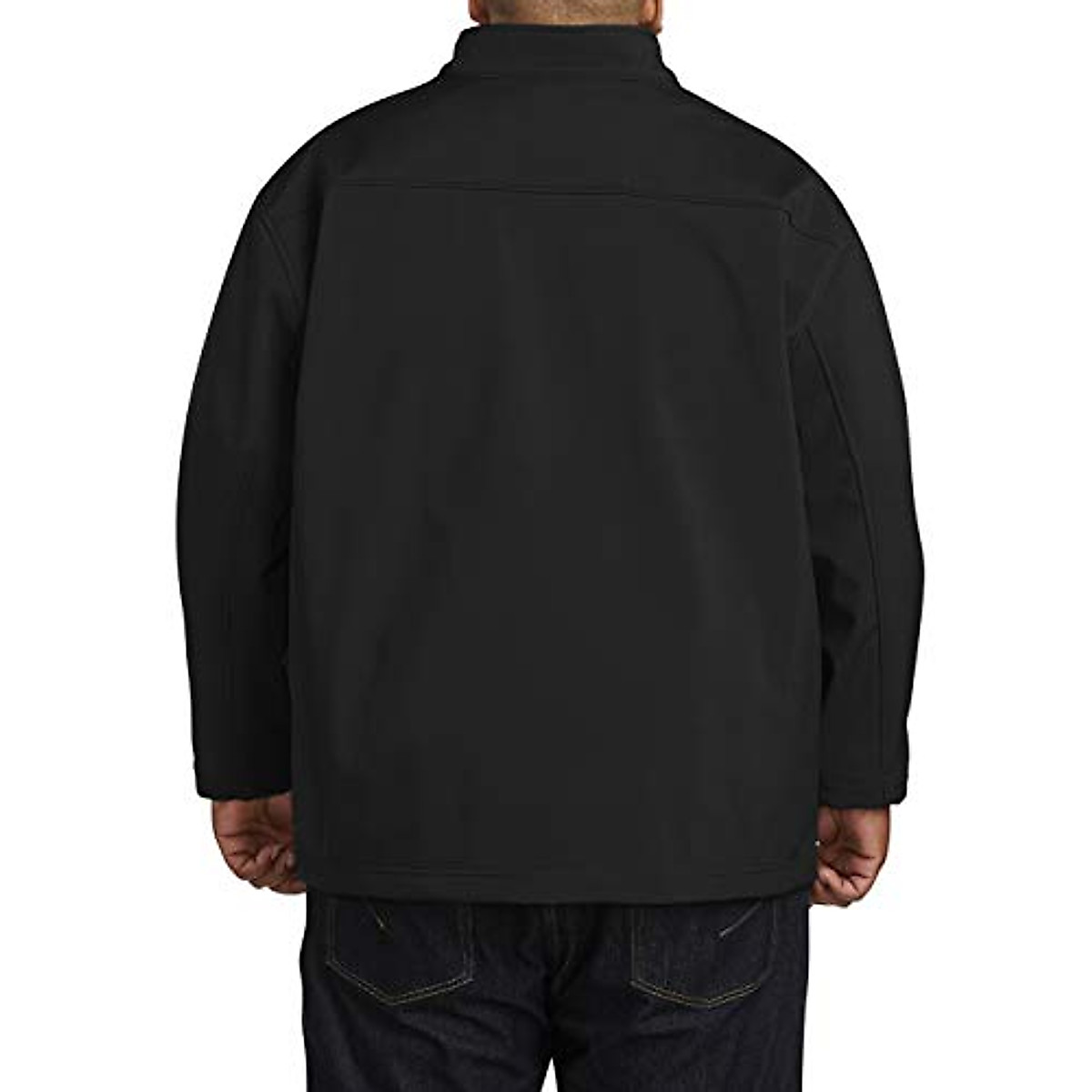 Amazon Essentials Men's Water-Resistant Softshell Jacket, Black, X-Large