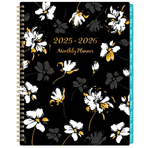 2023-2024 Monthly Planner - 18-Monthly Planner from January 2023 - June 2024, Monthly Planner 2023-2024 with Tabs, 9"x 11" Calendar Planner with Pocket, Contacts, Passwords Pages