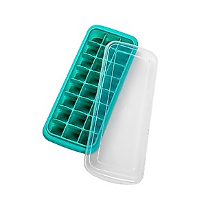 Ice Ball Tray 24 Compartment Silicone Ice Cube Silicone Ice Cube Tray, Silicone Sealed Ice Cube Tray Peak Ice Works