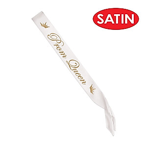 Beistle Prom Queen Satin Sash