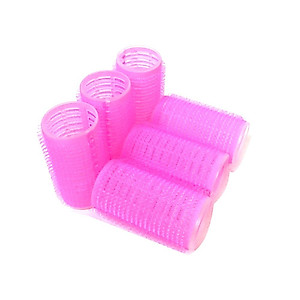 Self Hair Grip Velcro Curlers Rollers Pro Salon Hairdressing (Medium)