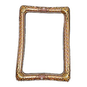 MERRYHAPY 1Pc Inflatable Photo Booth Frame Chic Selfie Picture Prop for Parties and Events for Graduation Weddings Festivals and Celebrations Material