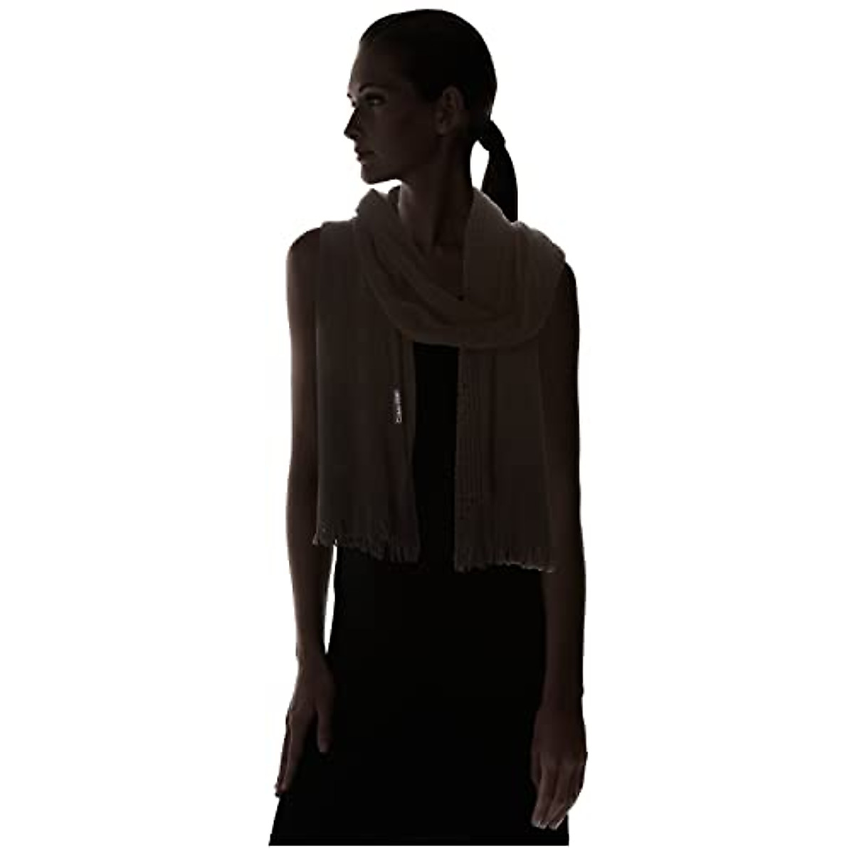 Calvin Klein womens Accessories Scarf,Black,ONE SIZE