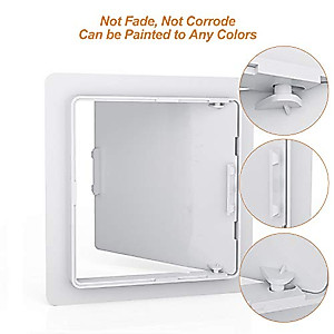 MaRoner Plumbing Access Panel for Drywall Ceiling 6 x 9 inch Removable Hinged Access Door Reinforced Hinged Panel