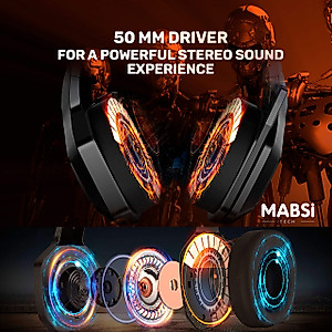 Gamer Headset K10 | Sonido Surround | Blocks External Noise | Includes microfone | Compatible with PS5, PS4, Xbox One, Nintendo Switch, PC, I pad, Celulares