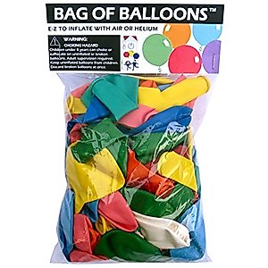 Bag of Balloons - 72 ct. Assorted Color Latex Balloons