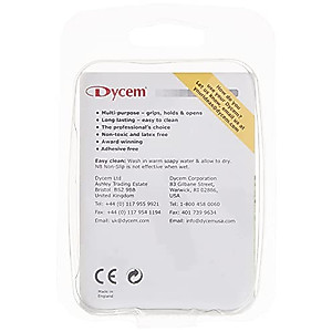 Dycem 50-1651B 2" Non-Slip Cone-Shaped Bottle Opener, Blue