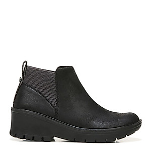 BZees Women's Boston Ankle Boot, Black, 8.5