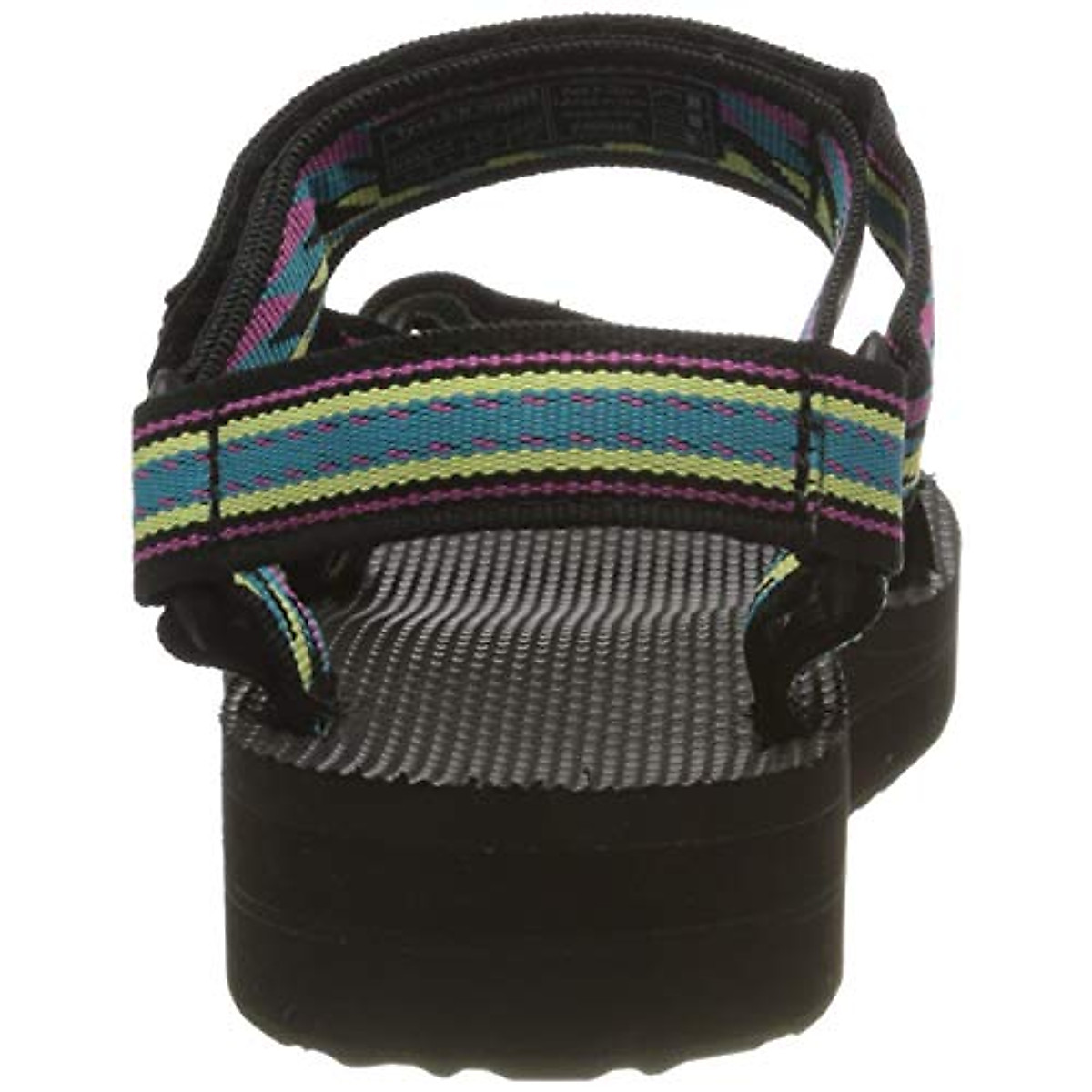 Teva Women's Ankle Strap Wedge Sandal, Bolt Retro, us:11