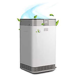 Electrostatic Precipitator Air Purifier, Rid Your Home of Pollutants, Pet Dander, & Pollen, Superb Functionality and 4-stage Filtration System, BAPUV350