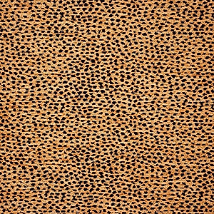 Siamese Black Tan Leopard Cheetah Upholstery Fabric