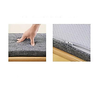 BOMATY Swing Replacement Seat Cushions 2-3 Seater Outdoor Cushion Cover for Patio Furniture, Couch Seat Cushions Cover with Zipper,Custom Size Bench Cushion for Indoor/Outdoor Patio Furniture