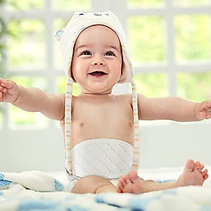 8 Pcs Baby Belly Band Cotton Belly Wrap Comfort Baby Hernia Belt Umbilical Cord Soft Newborn Navel Belt Newborn Essentials for Abdomen Belly Protection Infant Babies 0 to 12 Months