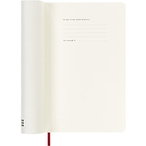 Moleskine Classic 18 Month 2022-2023 Weekly Planner, Soft Cover, Large (5" x 8.25"), Scarlet Red
