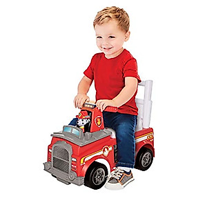 Paw Patrol Kids Ride On Marshall Fire Truck Ride-On with Lights and Sounds