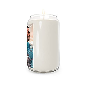 Personalized Scented Candles with Picture for Her or Him (Comfort Spice) - Custom Valentine's Day Photo Candles for Girlfriend or Boyfriend - Customized Wax Jar Candles, 13.75oz