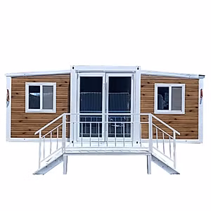 Expandable Modular Container House–2 Bedroom Foldable Design with Kitchen, Perfect for Construction Sites, Emergency Shelters, and Recreational Living Solutions