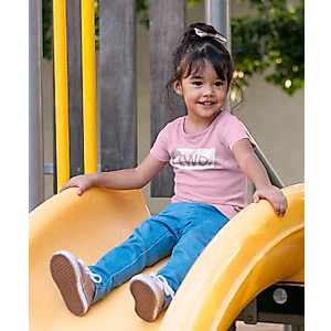 2nd Birthday Outfits for Toddler Girls Shirt 2 Year Old Girl Second Birthday Two (White on Pink, 2 Years)