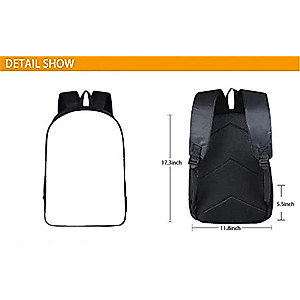 Mayooni Boys Messi Casual Backpack Student Back to School Knapsack Large Basic Graphic Knapsack for Travel,Outdoors