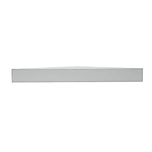 MELANNCO Corner Shelf Straight Wood Chunky, White