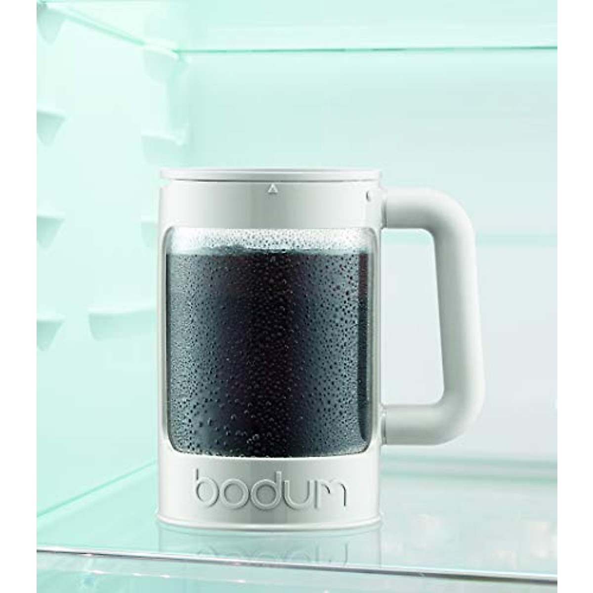 bodum Bean Cold Brew Coffee Maker, 51 Oz, Bright White
