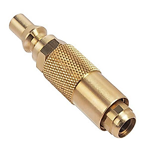 X Home 1/4 Inch RV Propane Quick Connect Adapter for Blackstone Griddle, 17 Inch and 22 Inch Tabletop Griddle, Solid Brass Conversion Fitting
