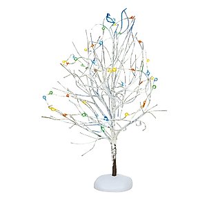 Department 56 Village Accessories Frost Tree Lit Figurine, 11.42 Inch, Multicolor
