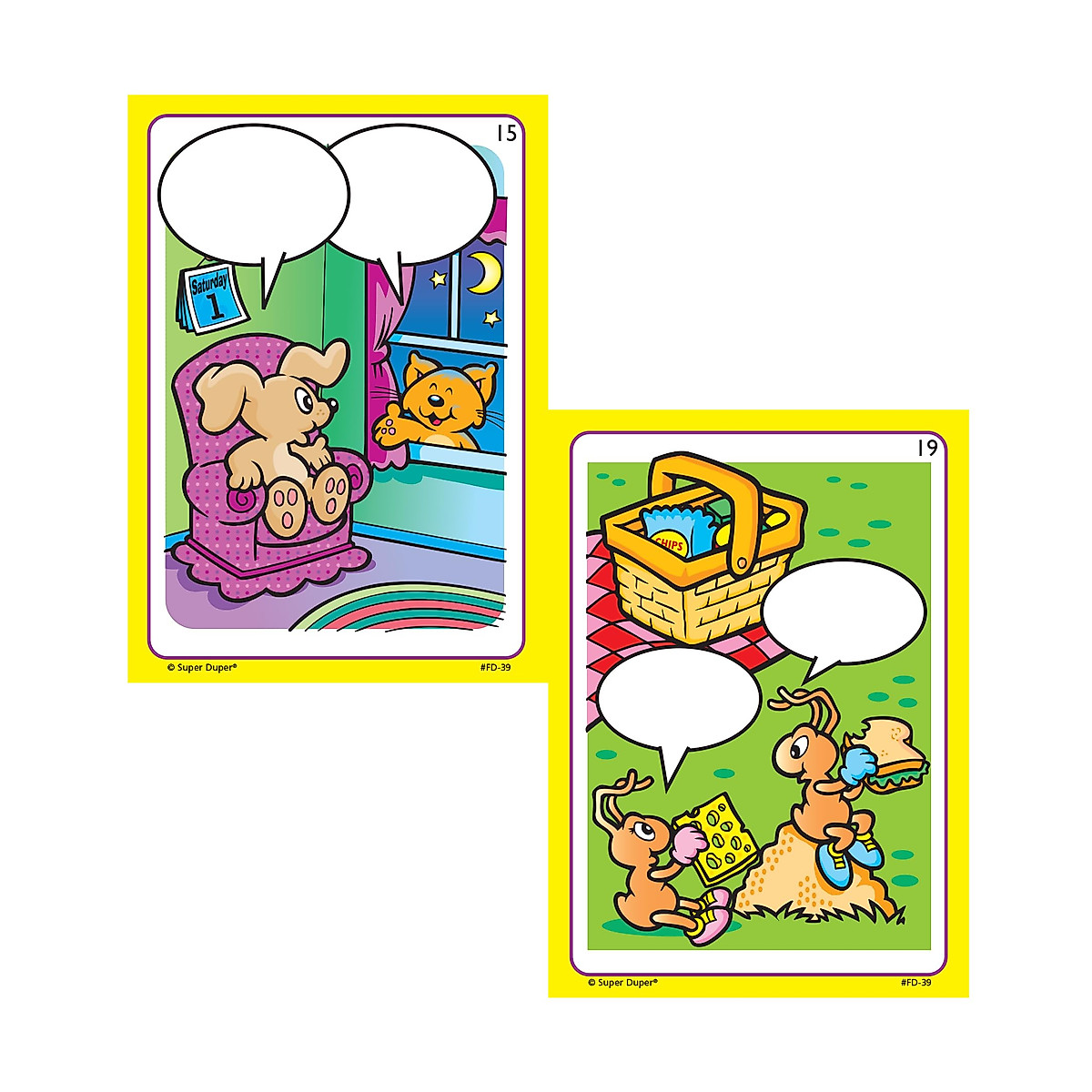 Super Duper Publications | What's Being Said? Fun Deck Flash Cards | Educational Learning Resource for Children