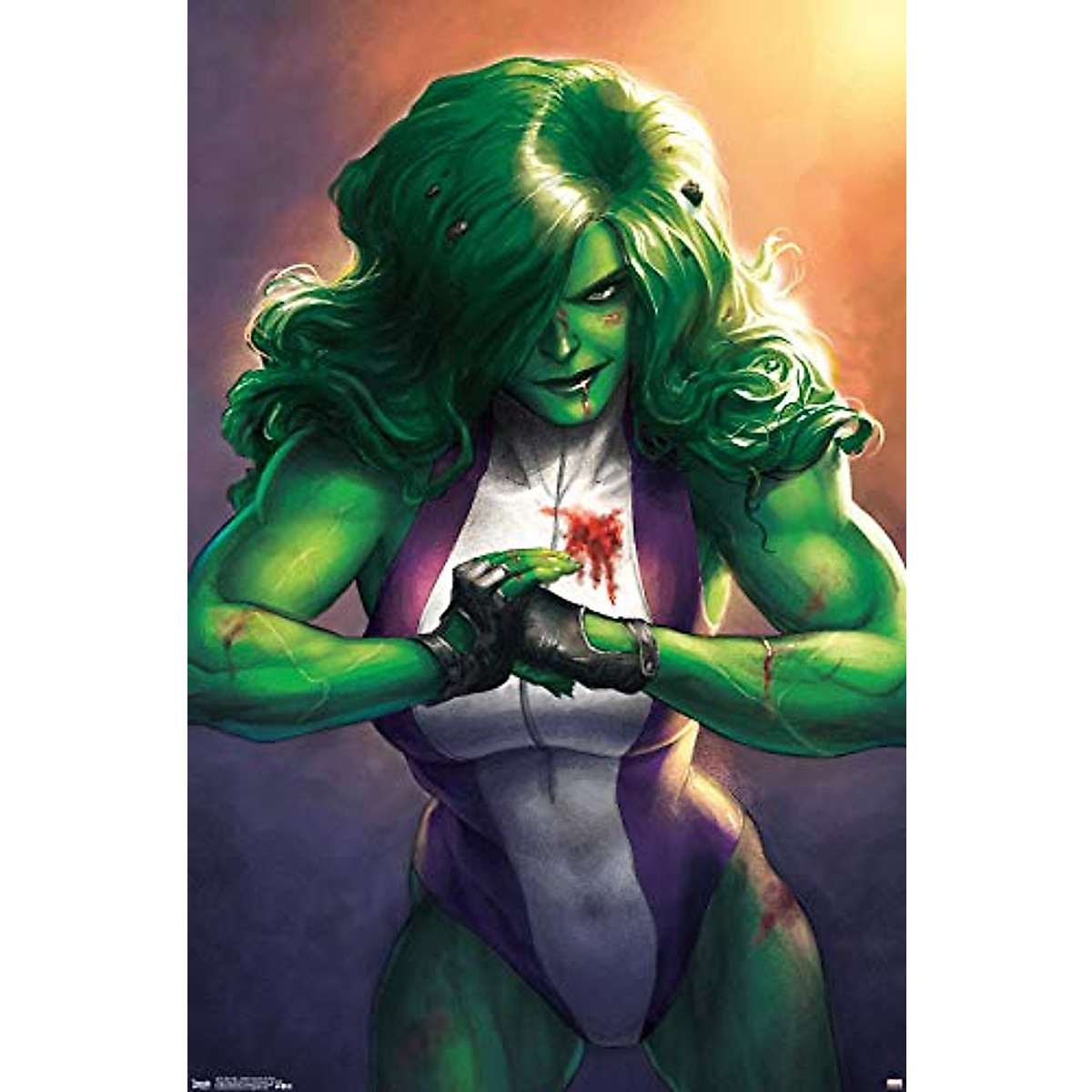 Trends International Marvel Comics - She-Hulk - Totally Awesome Hulk - Cover #4 Wall Poster, 22.375" x 34", Premium Unframed Version