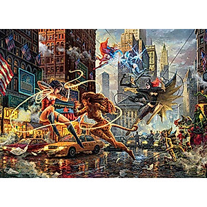 Ceaco - Thomas Kinkade - DC Comics - Women of DC - 1000 Piece Jigsaw Puzzle