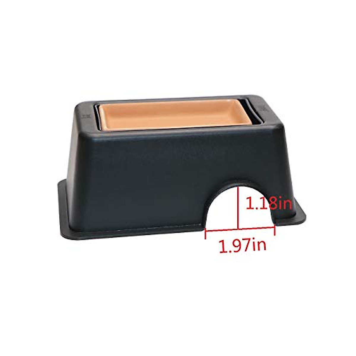 Reptile Hide Box Humidifier Caves Water Supply Hideout with Sink Basin for Lizards Turtles Amphibians Small Snake