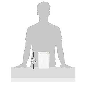 Sistema Flour and Sugar Storage Containers for Pantry with Lids and Measuring Cup, Dishwasher Safe, 13.7-Cup, White