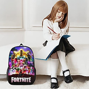 TNAMLOAW Personality Design Premium Material Durable 17" Lightweight Simple Backpack Boys Girls Shoulder Bags Large Capacity