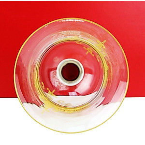 BACCARAT INCREDIBLY RARE HURRICANE LAMP CHANDELIER REPLACEMENT 24K GOLD ETCHED