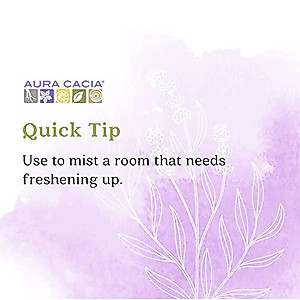 Aura Cacia Relaxing Lavender Aromatherapy Mist, 4-Ounce, Lavender Pure Essential Oils, Sweet & Floral Aroma