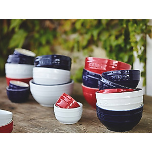 STAUB Ceramics Universal Bowl, 6.5-inch, Dark Blue, 1 Count (Pack of 1)