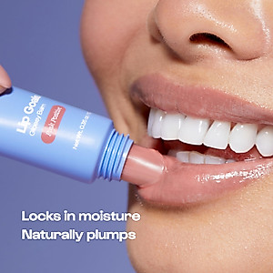 Alleyoop Glossy Lip Balm - Lip Goals, Dare to Bare (Sheer Rosy Brown) - Hydrating & Moisturizing Lip Care for Cracked Lips - Natural Plumping Lip Moisturizer That Smooths, Soothes, & Protects - Vegan