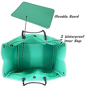 Hibala Neoprene Multipurpose Beach Bag,Gym/Travel/Pool Bag,Tote For Women&Men (Grey)