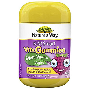 Nature's Way Kids Smart Vita Gummies Multi Vitamin & Vegies 60 Pastilles