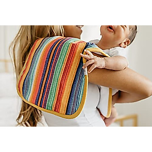 Copper Pearl Baby Burp Cloth Large 21''x10'' Size Premium Absorbent Triple Layer 3-Pack Gift Set “Westyn