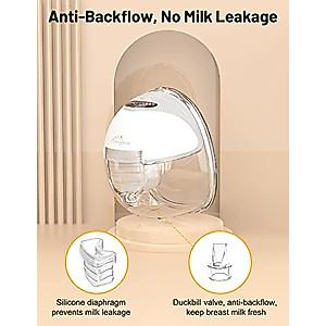 Mumgaroo Multifunctional Wearable Electric Breast Pump Hands Free, LED Display, 3 Modes & 12 Levels , Ultra-Quiet, Rechargeable, Portable , 2 Pack