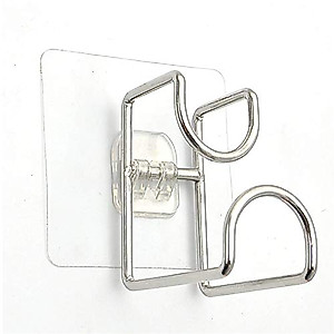 Alliebe 12Pcs Kitchen Bathroom Self Adhesive Stickers for Shower Organizer Basket Caddy Without Drilling No Holes