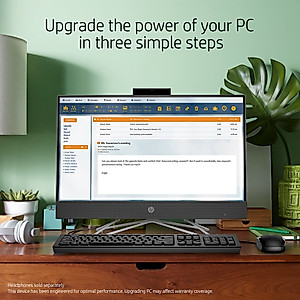 HP All-in-One 22" FHD IPS Business Desktop, AMD Ryzen 3 3250U Processor, Windows 11 pro, 12GB RAM, 512GB SSD, DVD Writer, HDMI, WiFi, Bluetooth, PCS