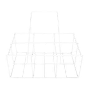 Cabilock Shelf Bracket Beer Bottle Carrier Holder Rack: Metal Wire Basket Wine Bottle Drink Rack Basket Bread Fruit Stand Holder for Snacks Fruits Bread Kitchen Desktop Stand