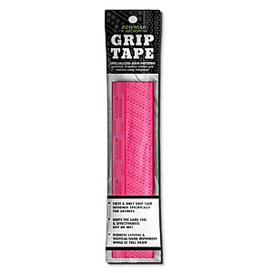 Bowmar Archery Grip Tape, Designed for Archers, Self-Adhering, Effective in Dry or Wet Conditions, Comfortable, Tacky, Easy to Install (Pink)