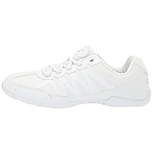 chassé Apex Cheerleading Shoes - White Cheer Shoes for Women (White, Size 7 Adult)