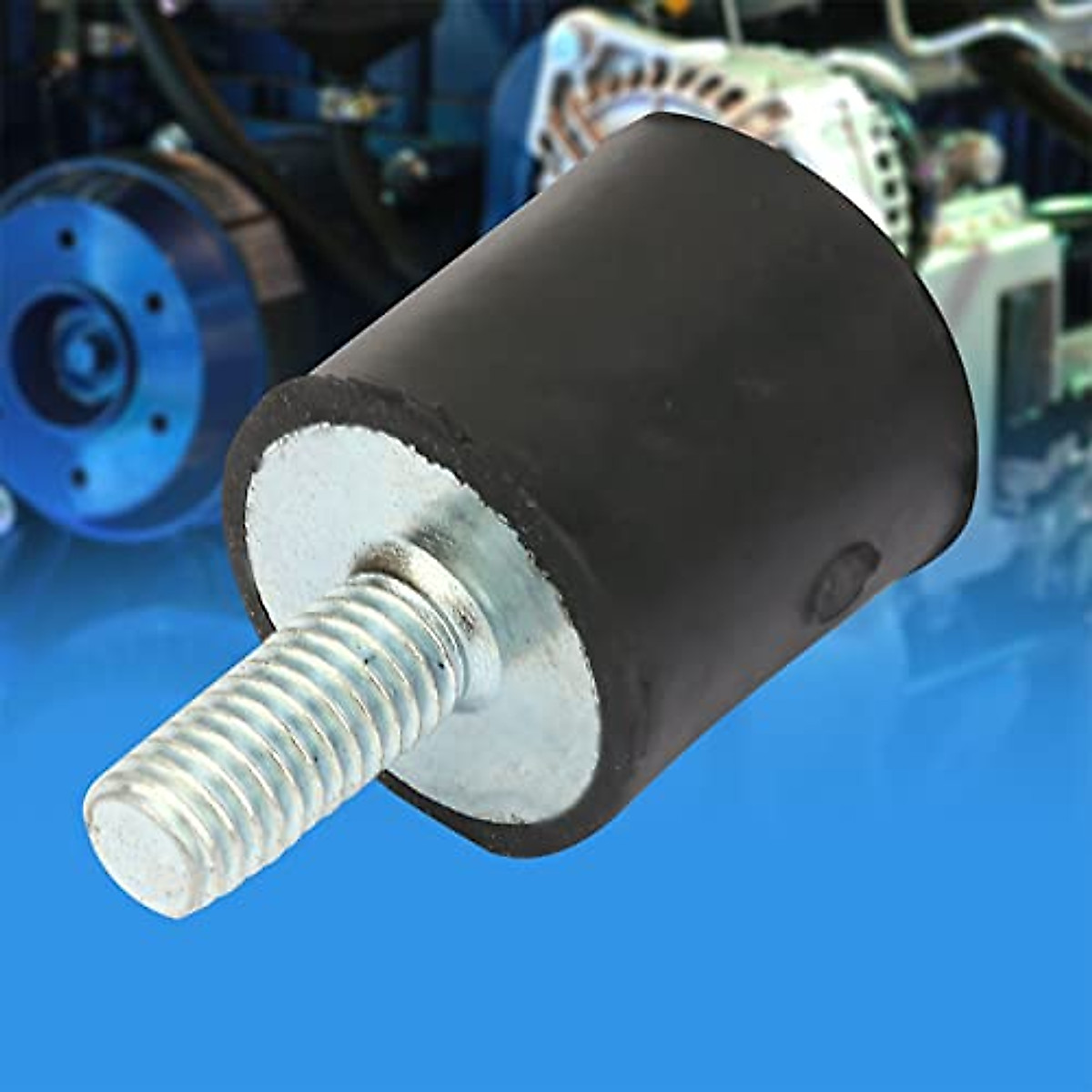 4PCS M3/M5/M6 Rubber Studs Shock Absorber Anti-Vibration Isolator Mounts,Rubber Mount for Pump,Generator,Engine,Compressor, Motors(VD15*15 M5*12)